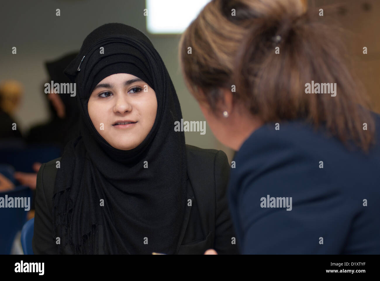 Muslim job interview hi-res stock photography and images - Alamy