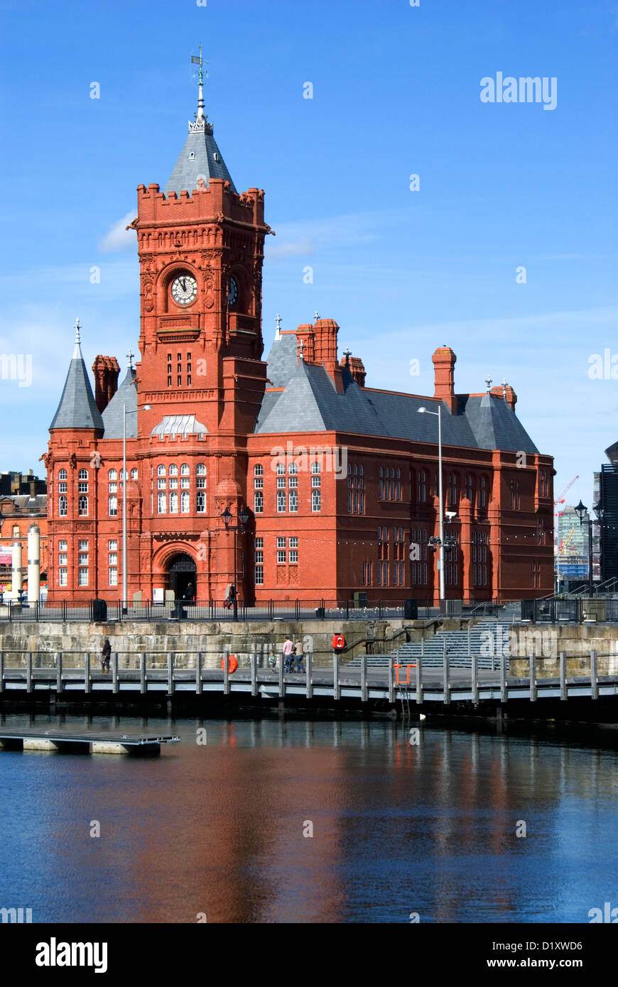 Victorian Pierhead Building, Cardiff Bay, Cardiff, Wales, UK Stock ...