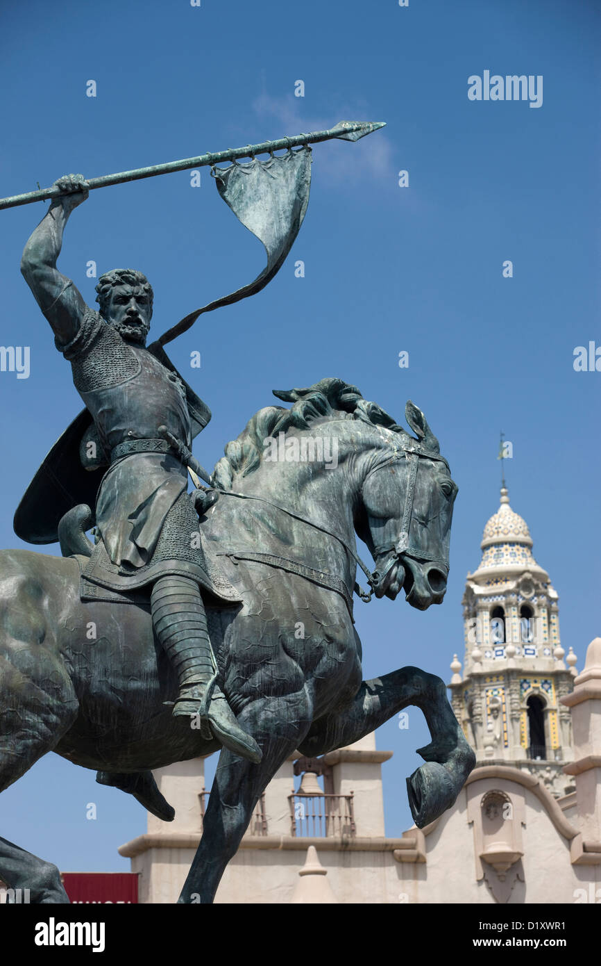 EL CID STATUE (©ANNA HYATT HUNTINGDON 1927) EL PRADO BALBOA PARK SAN ...