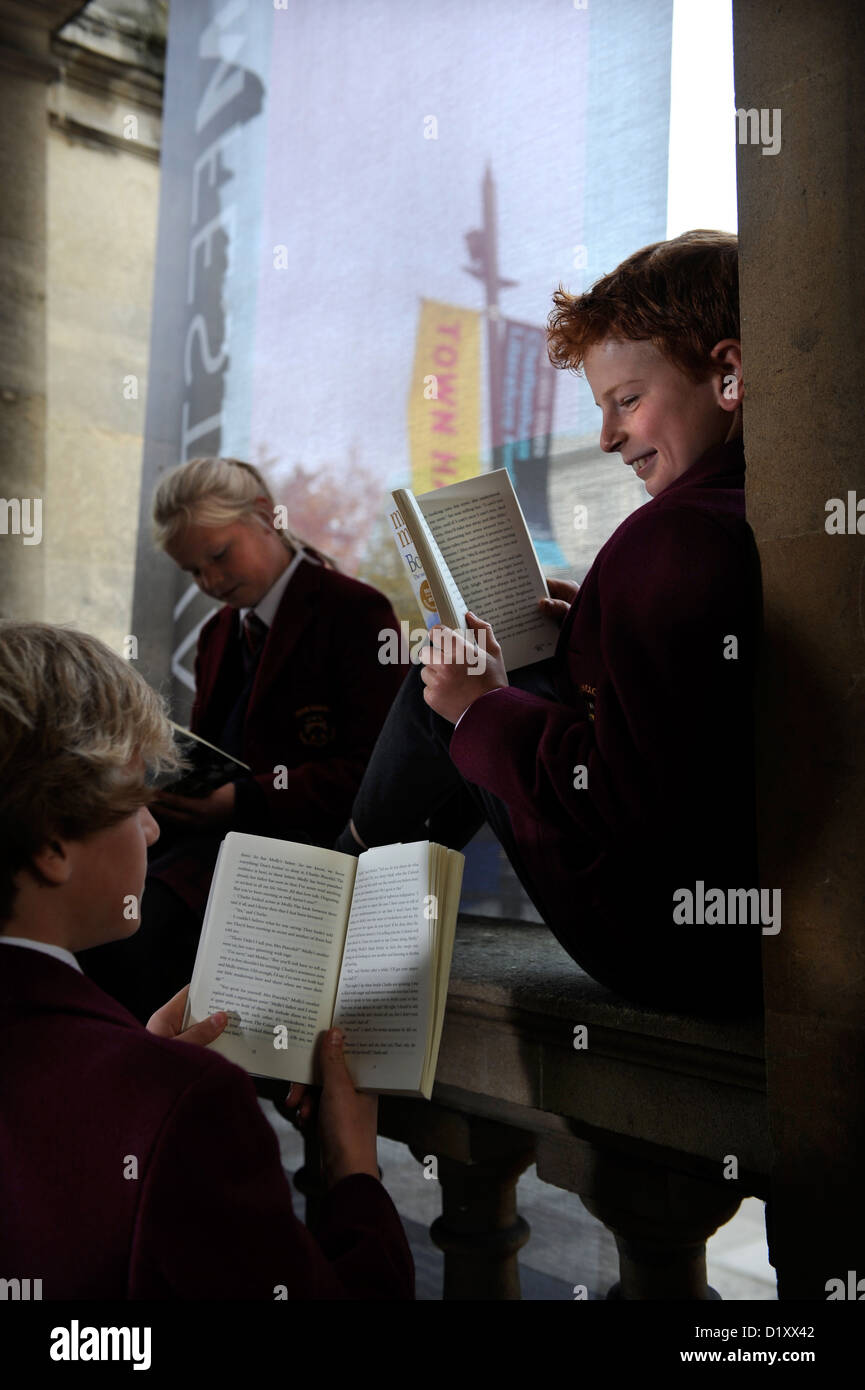 Children from Dean Close Preparatory School, Cheltenham reading at the ...