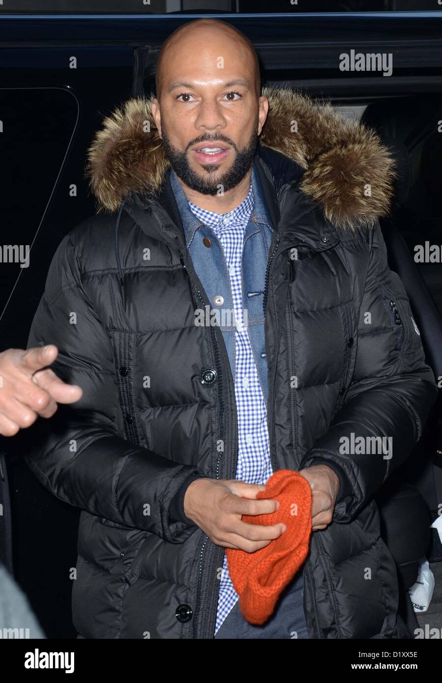 New York, USA. 8th January 2013. Common aka Lonnie Rashid Lynn Jr. at ...