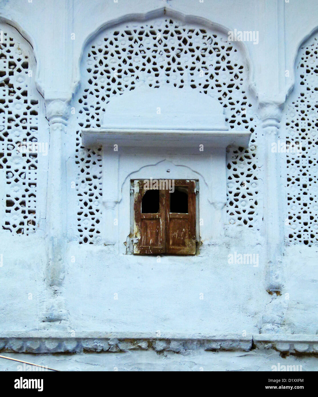 ornamented window in Jaipur, Rajasthan, India Stock Photo - Alamy