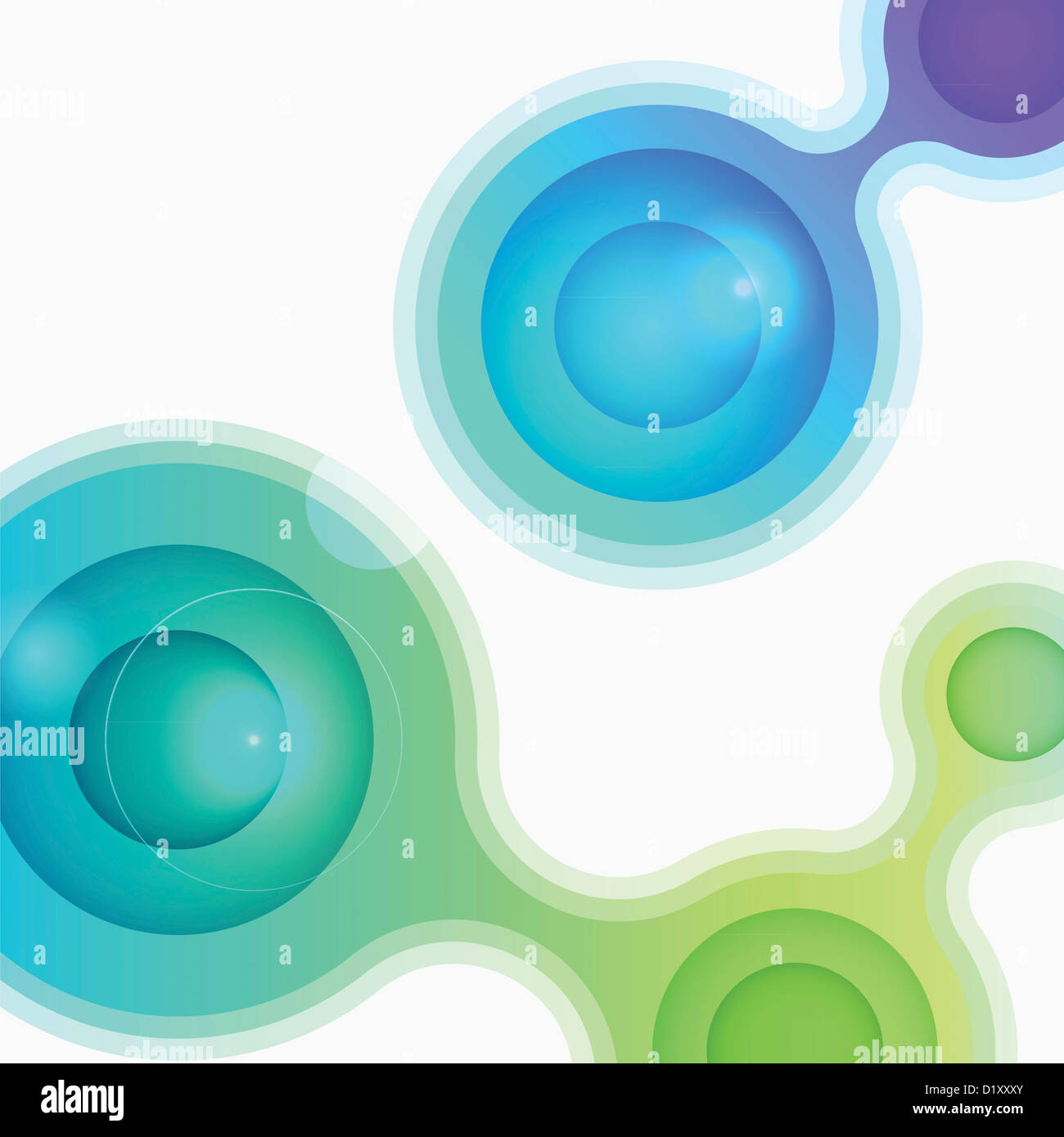 colourful illustration of circular shapes Stock Photo - Alamy