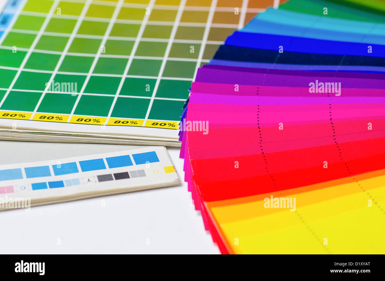 color guide and color fan Stock Photo - Alamy