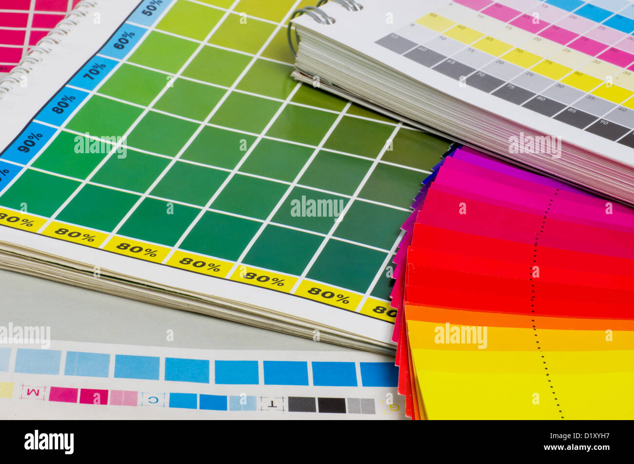 Cmyk colour chart hi-res stock photography and images - Alamy