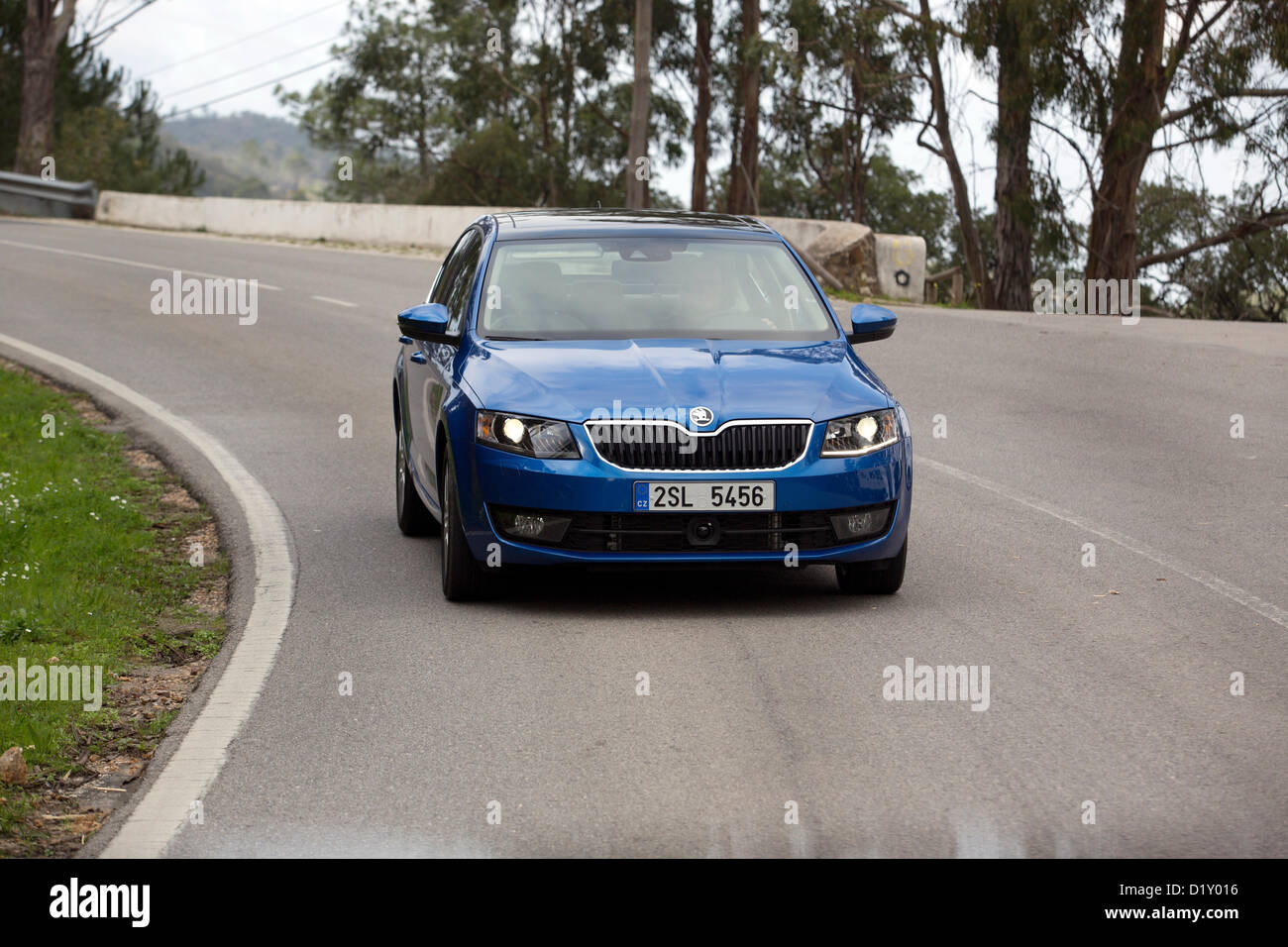 Third generation of Skoda Octavia was tested by journalists during ...