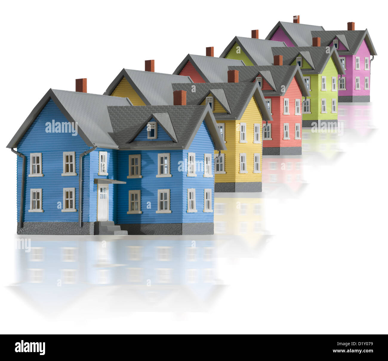 Background residential houses hi-res stock photography and images - Alamy