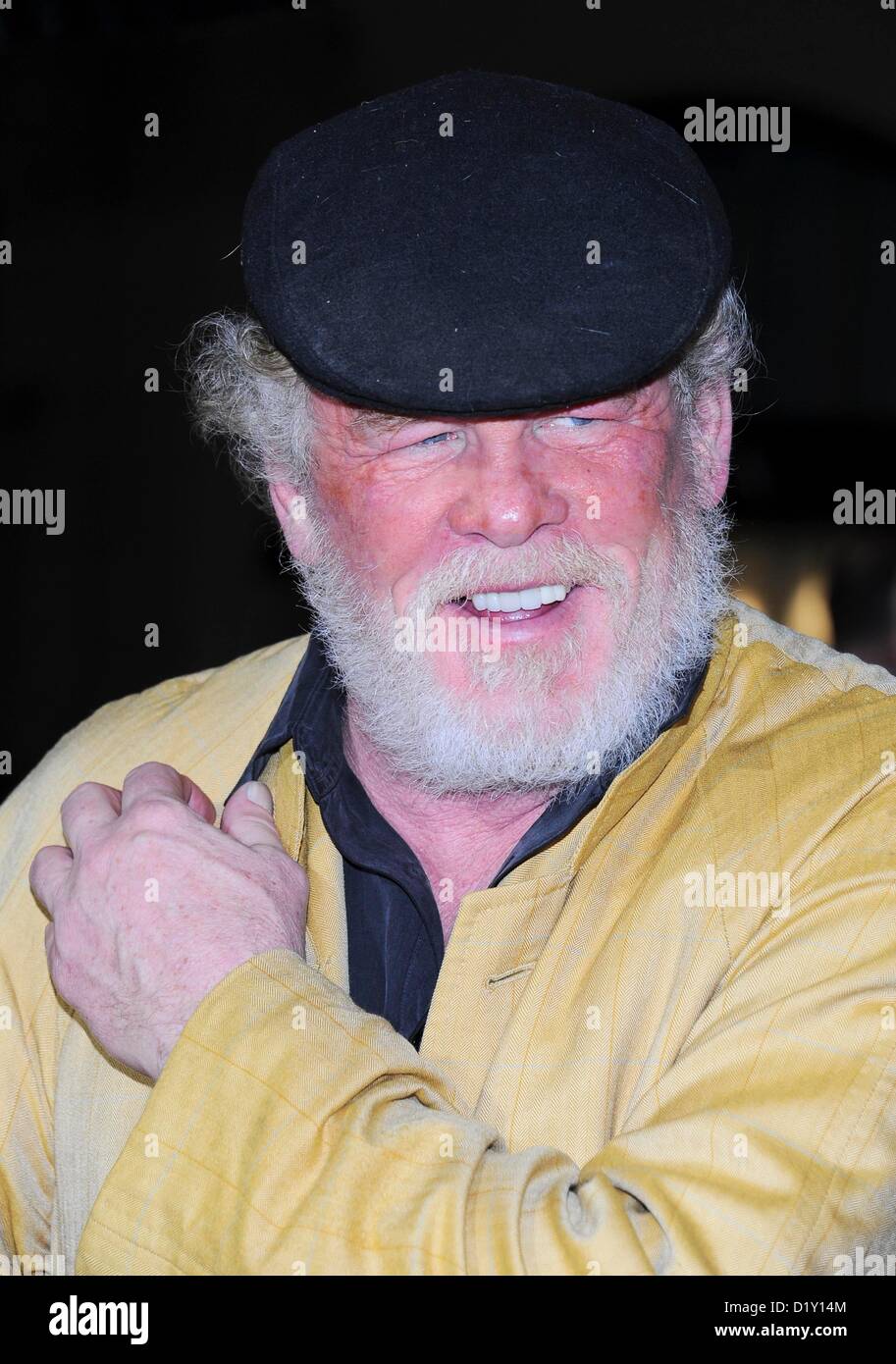 Actor Nick Nolte arrives at the film premiere for "Gangster Squad" at ...