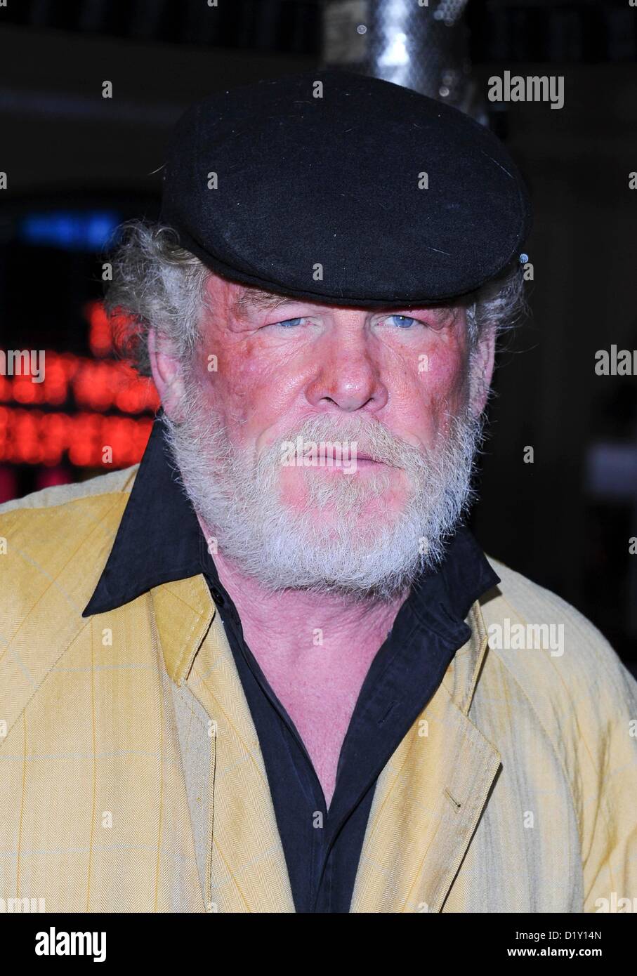 Actor Nick Nolte arrives at the film premiere for "Gangster Squad" at ...