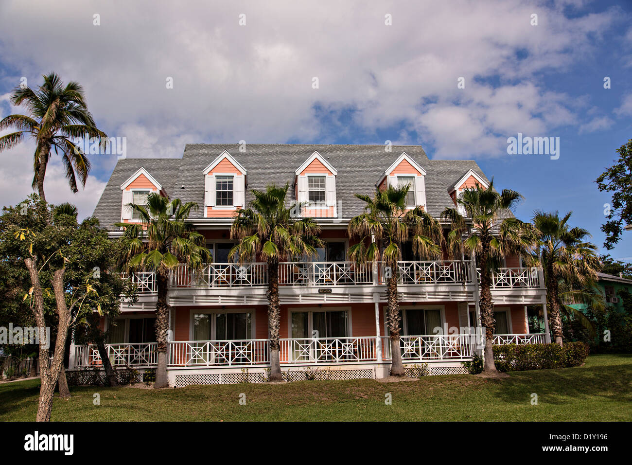 Valentines Resort in Dunmore Town, Harbour Island, The Bahamas Stock ...