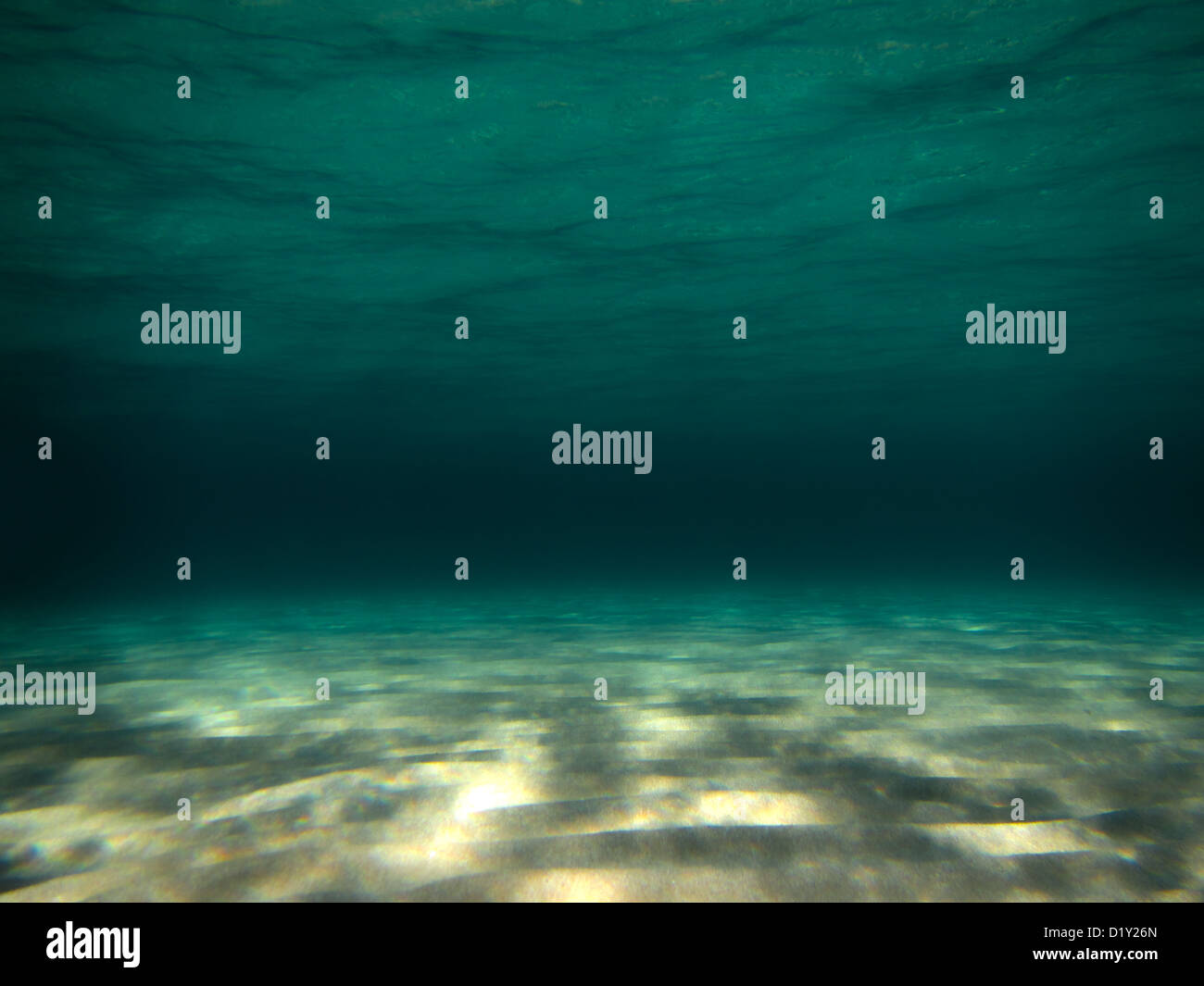 Underwater background with sun reflections Stock Photo - Alamy