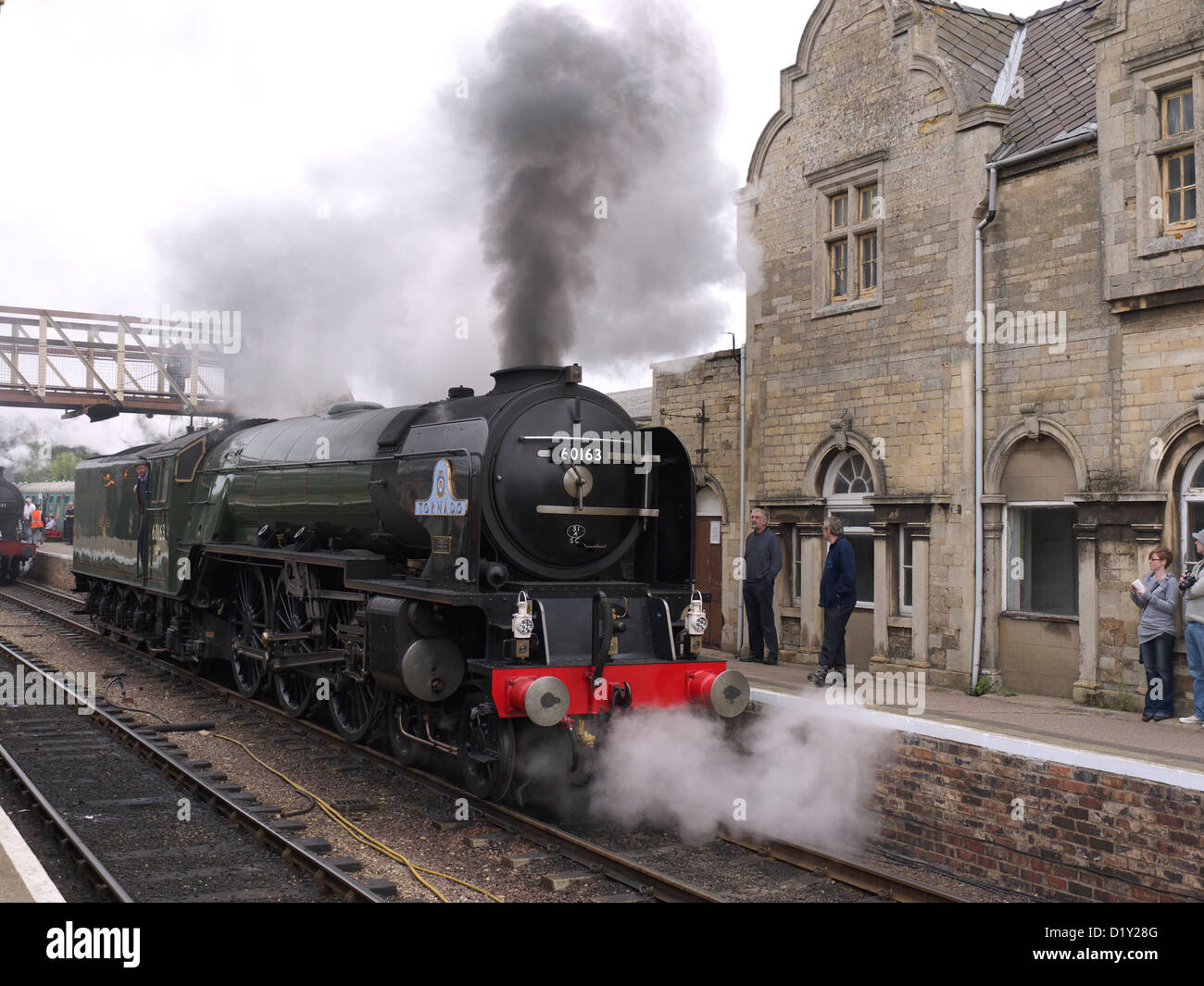 A1 Locomotive number 60163 "Tornado" at Wansford station Nene Valley ...