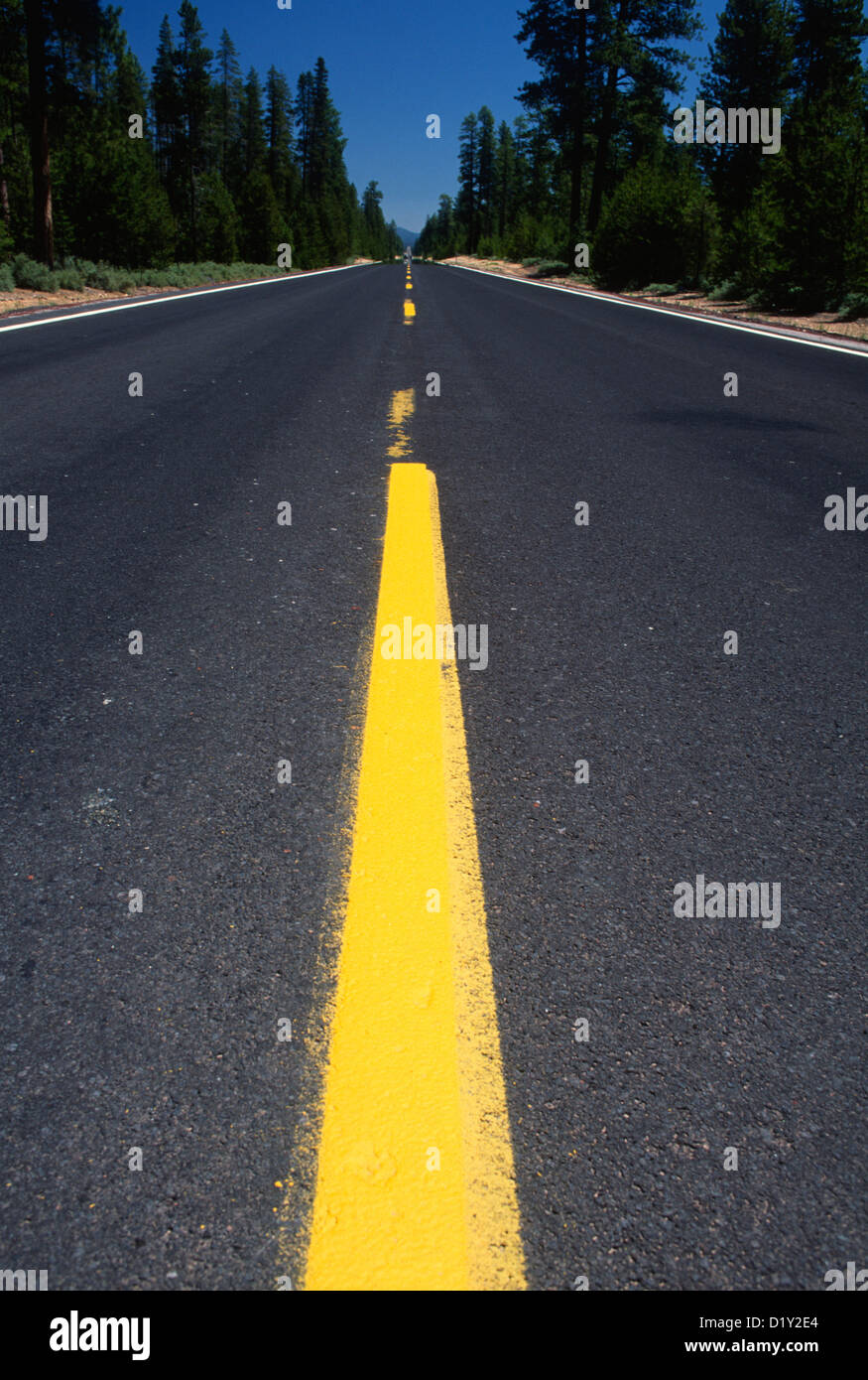 Middle of the road Stock Photo - Alamy