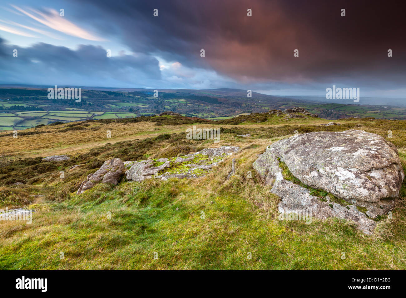 Meldon Hill in Dartmoor National Park Stock Photo - Alamy
