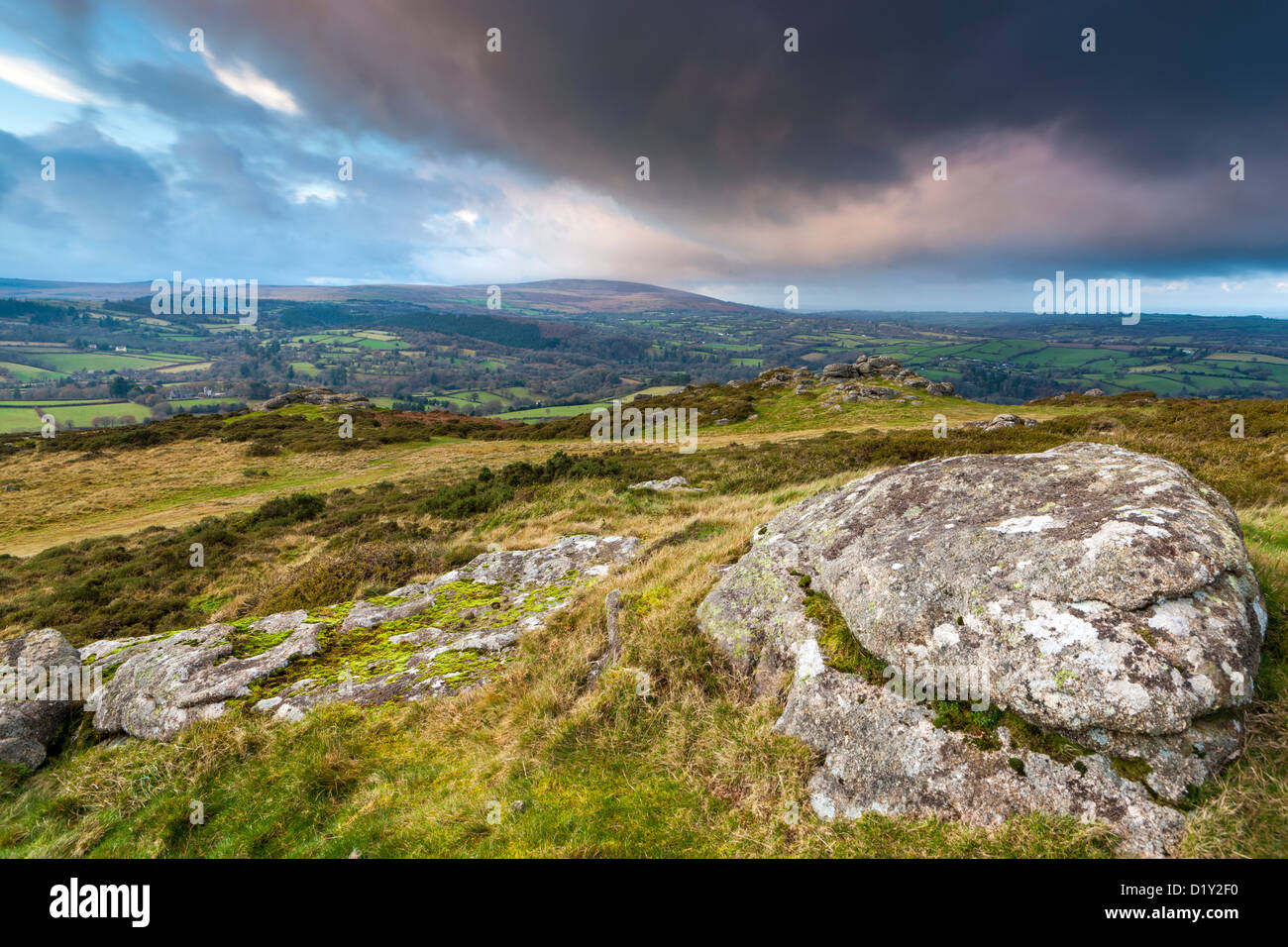 Meldon Hill in Dartmoor National Park Stock Photo - Alamy