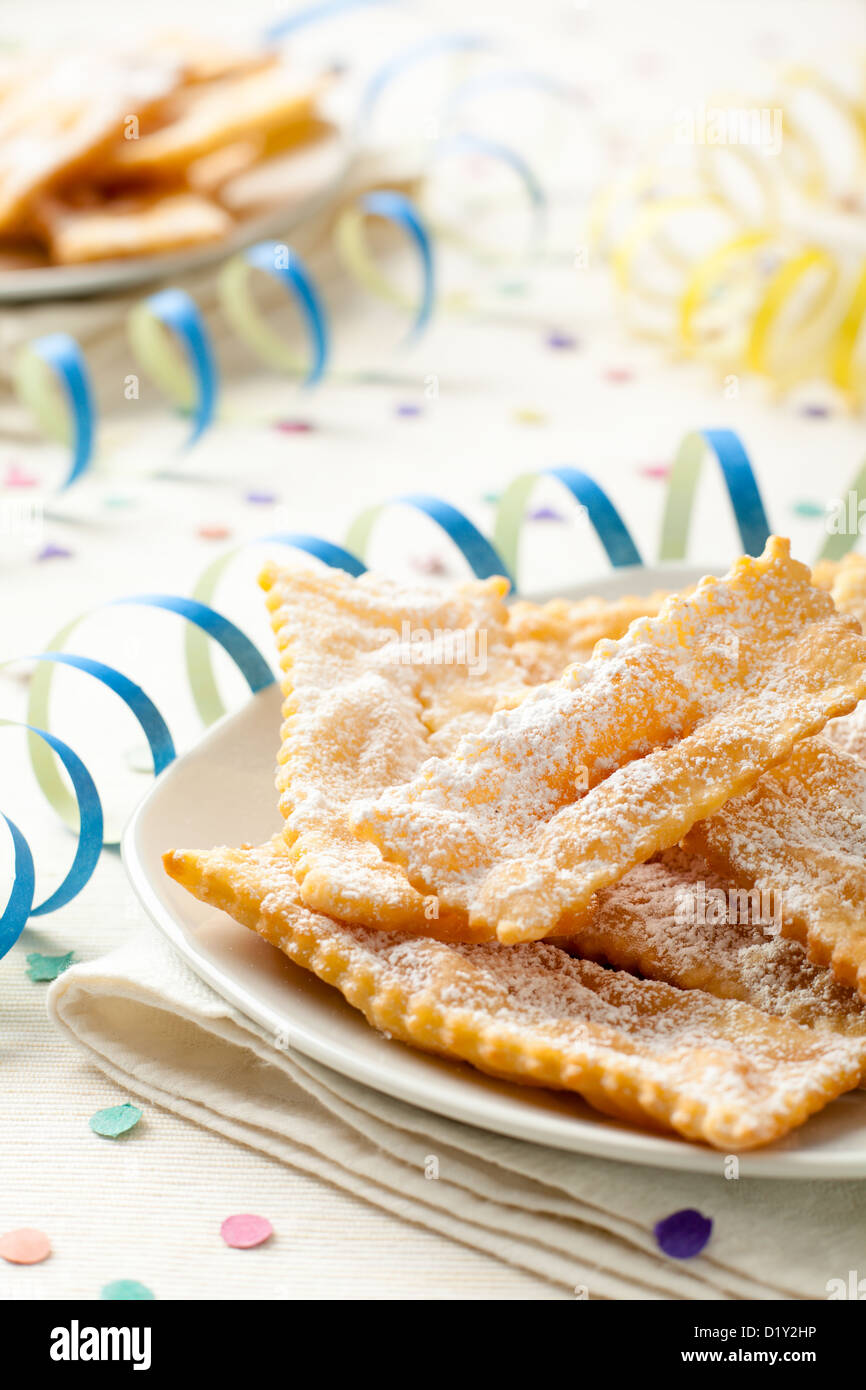 Chiacchiere, a Traditional Italian Fried Sweets Stock Photo - Alamy