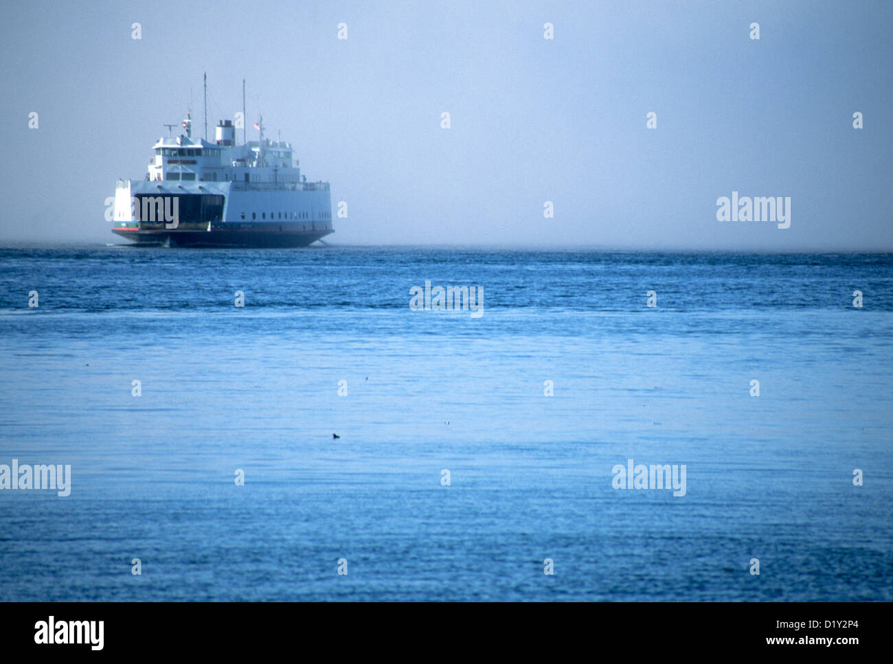 Seattle ferry boat fog hi-res stock photography and images - Alamy
