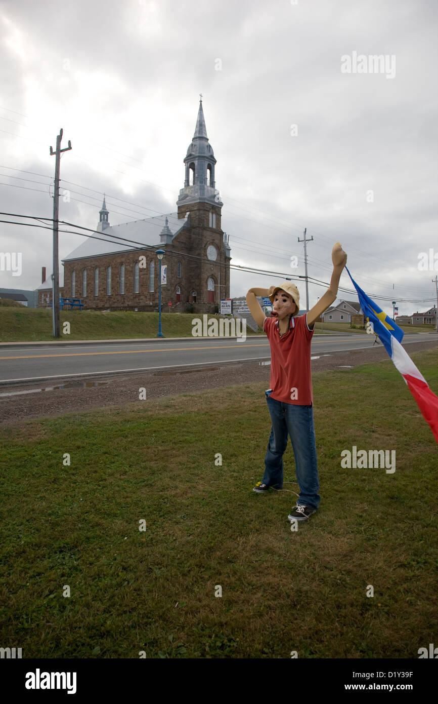 The church in Cheticamp in Nova Scotia, Canada Stock Photo - Alamy