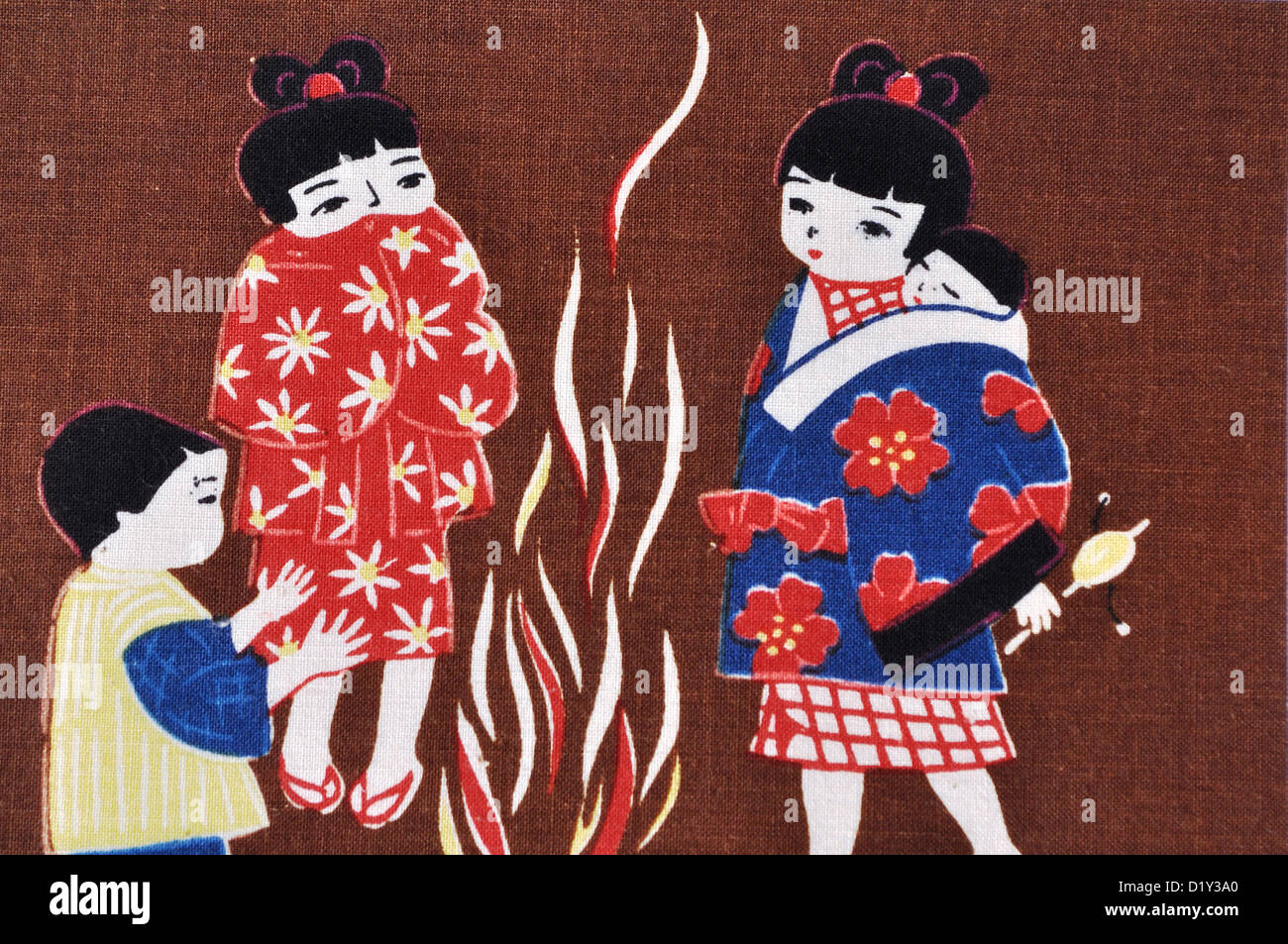 Japanese fabric hi-res stock photography and images - Alamy