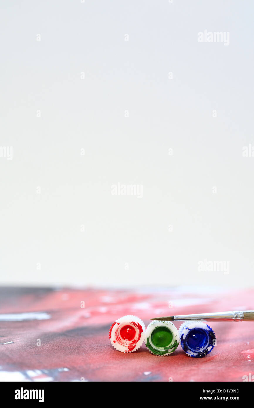 macro image of color tubes Stock Photo - Alamy