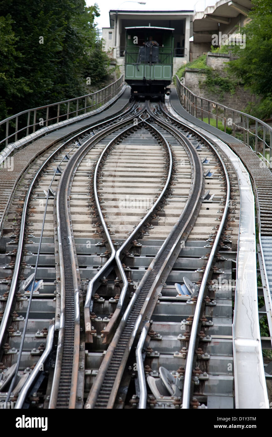 Funicular railway track hi-res stock photography and images - Alamy