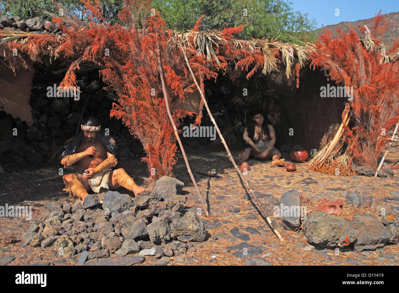Statue of guanche warrior hi-res stock photography and images - Alamy