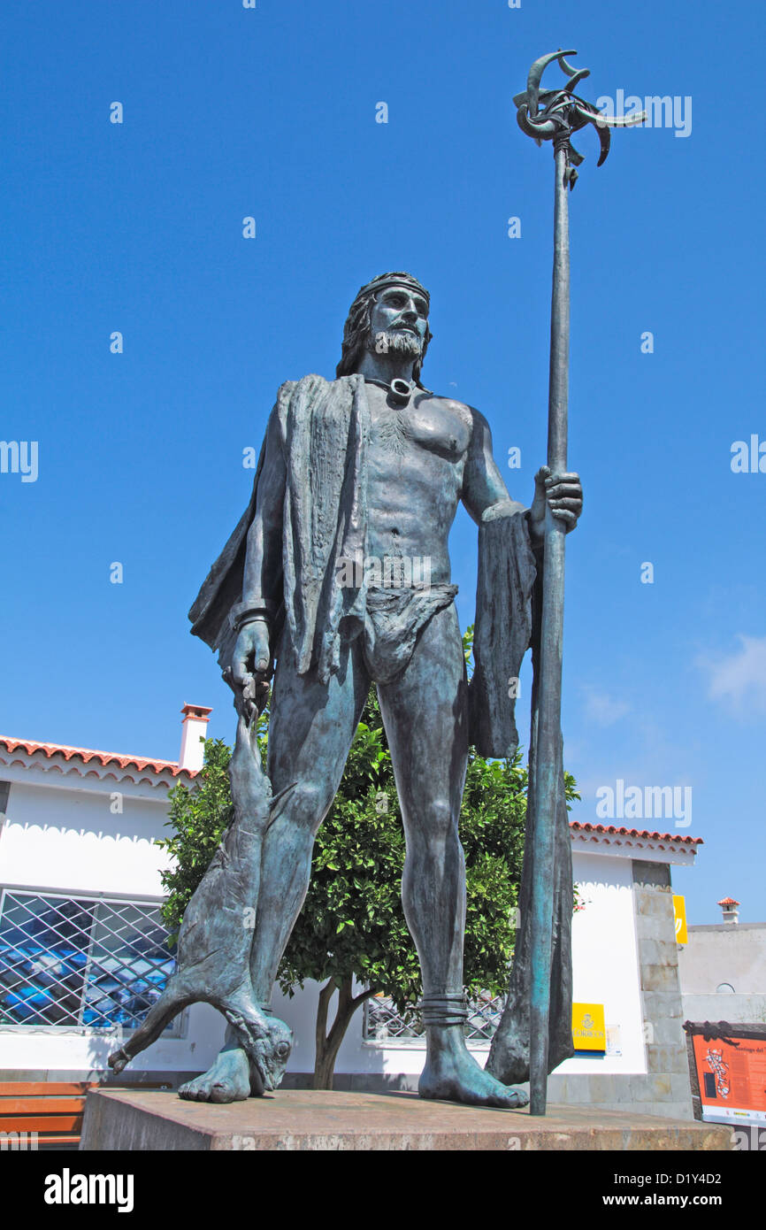 Statue Of Guanche Warrior High Resolution Stock Photography and Images ...