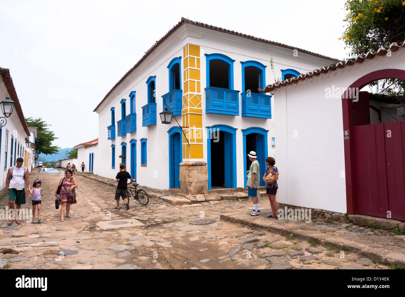 Paraty Historic Center District, State of Rio de Janeiro, Brazil Stock ...