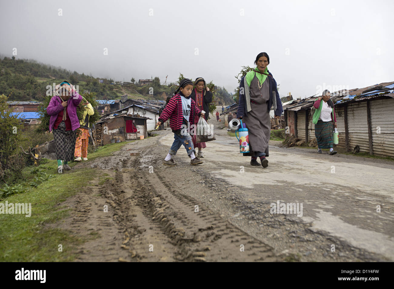 India arunachal pradesh tribal house hi-res stock photography and ...