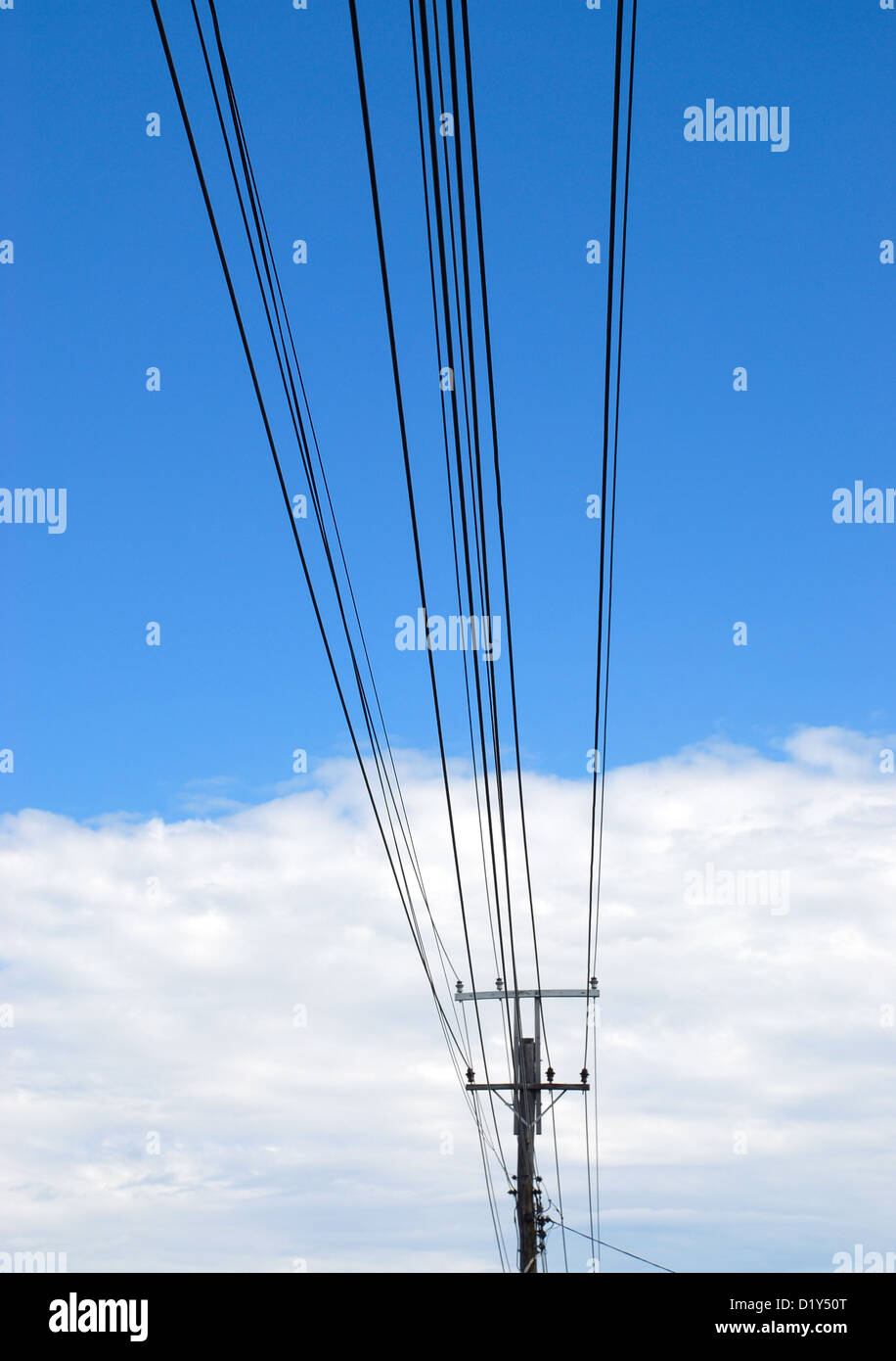 Multiple power lines hi-res stock photography and images - Alamy