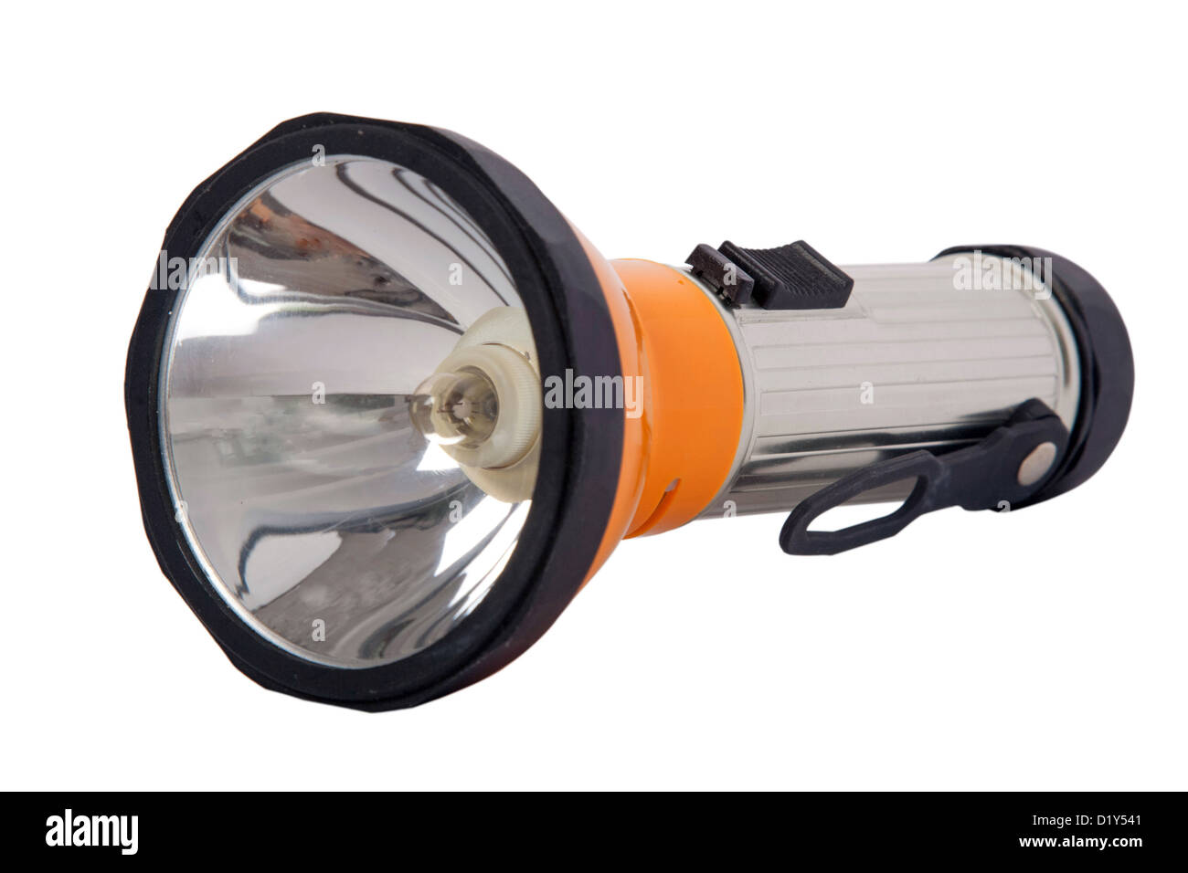Old metal flashlight silver torch hi-res stock photography and images ...