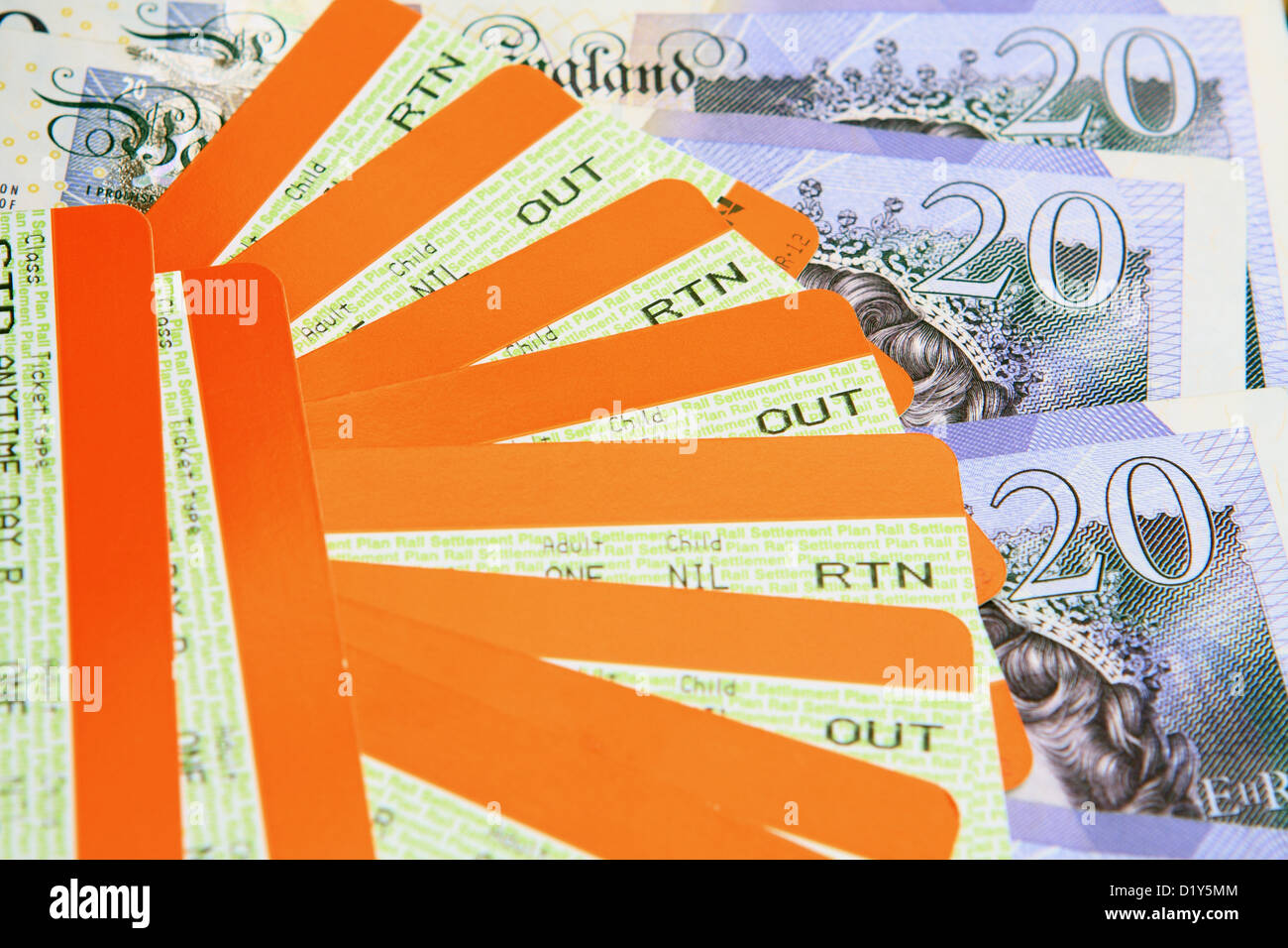 British rail tickets money hi-res stock photography and images - Alamy