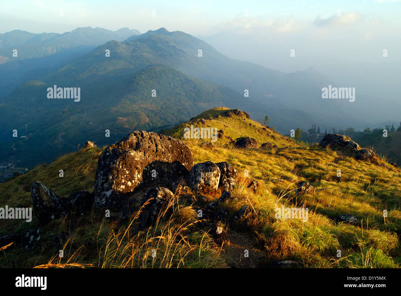 Ponmudi HIlls in Kerala India Stock Photo - Alamy