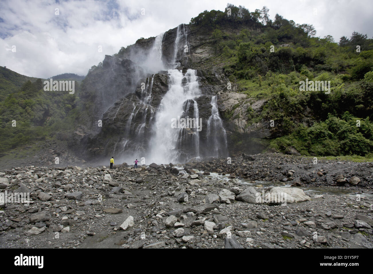 Nuranang Falls or Jang Falls, Tawang, Arunachal Pradesh, India Stock ...