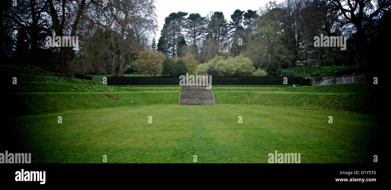 The Tilt Yard, Dartington Hall Estate, Dartington, Devon. England Stock ...