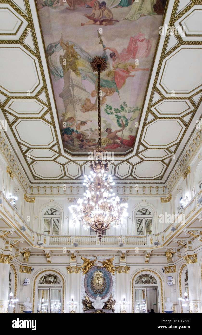 Interior of Casa Rosada (Pink House), Buenos Aires, Argentina Stock ...