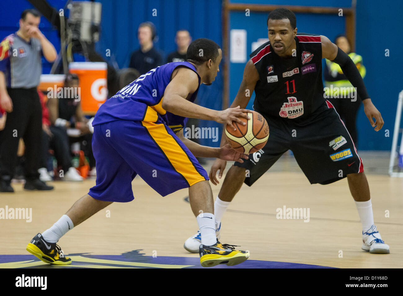08.01.2013 London, England. London Lions British guard Perry Lawson (10 ...
