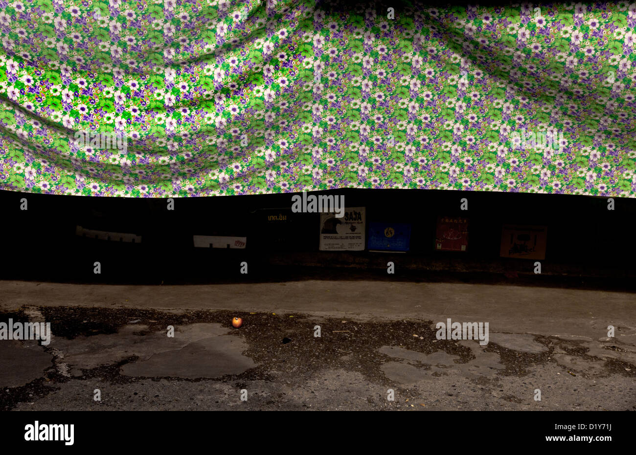 Apple stall at Downtown Market, Phuket Town Stock Photo - Alamy