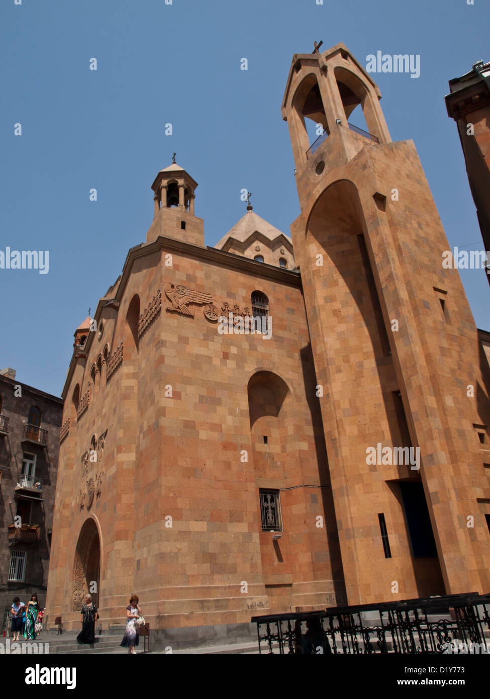 Modern Armenian church in Yerevan Stock Photo - Alamy