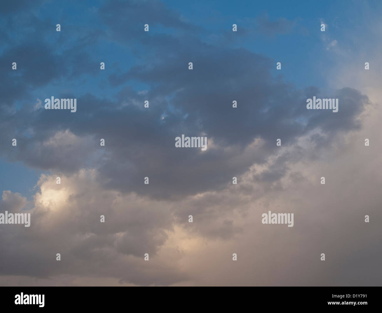 Sky and clouds contrast Stock Photo - Alamy