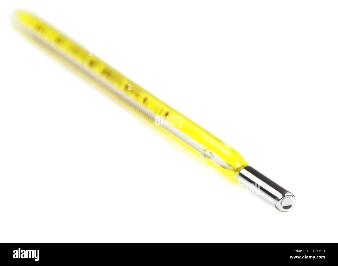 Old thermometer with silver mercury hi-res stock photography and images ...