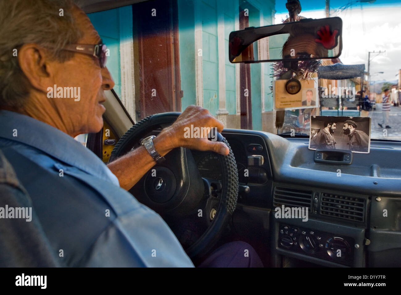 Taxi driver from Trinidad, Cuba Stock Photo - Alamy