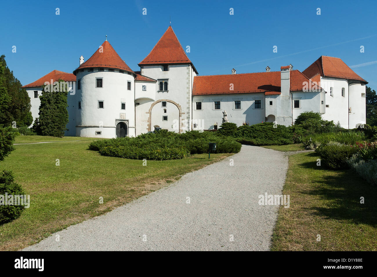 Elk192-1357 Croatia, Varazdin, Stari Grad (Old City) Museum, Fortress ...
