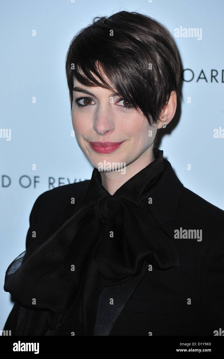 Anne Hathaway at arrivals for National Board Of Review Awards, Cipriani ...