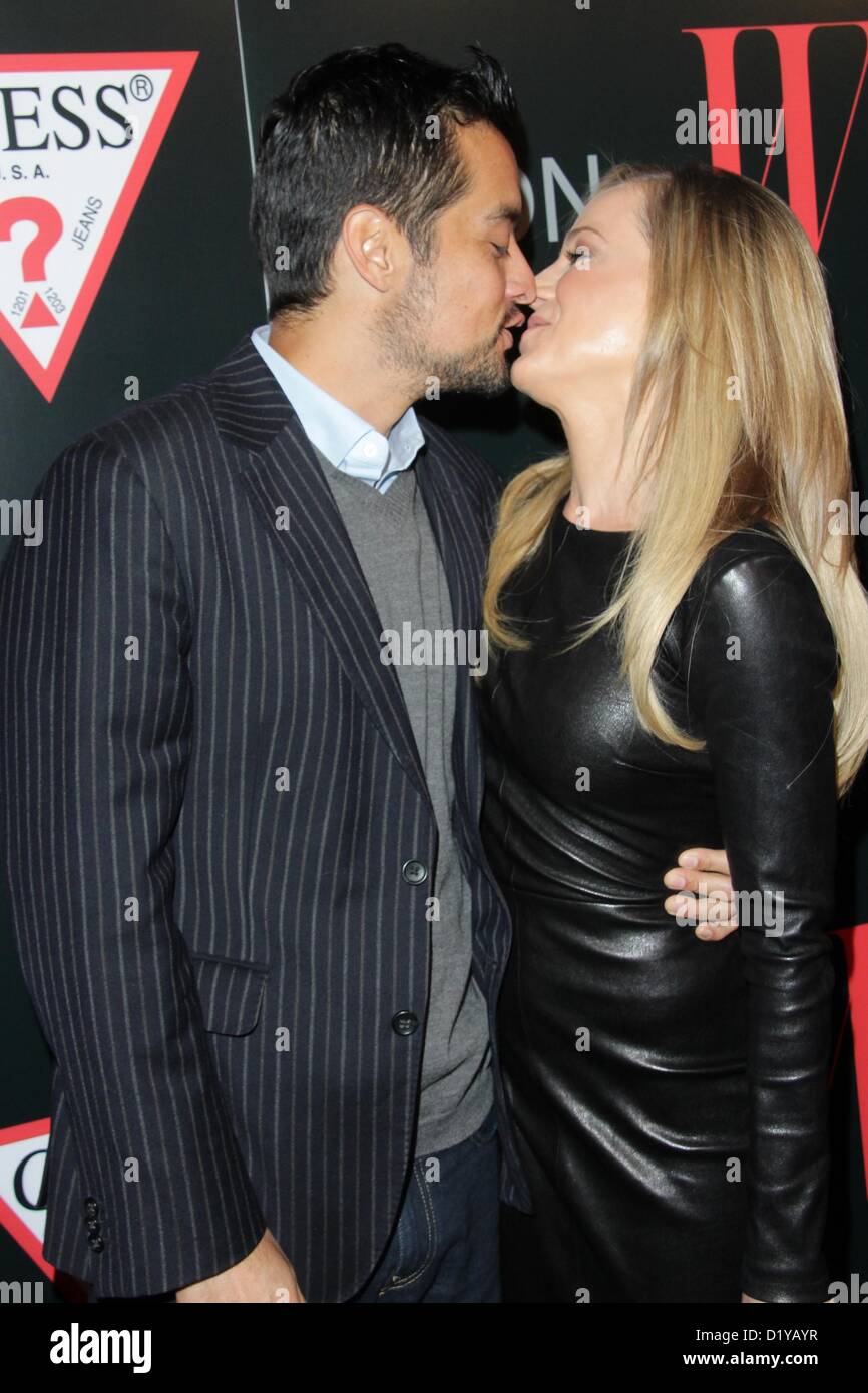 Jan. 8, 2013 - Los Angeles, California, U.S. - Julie Benz; Rich Orosco ...