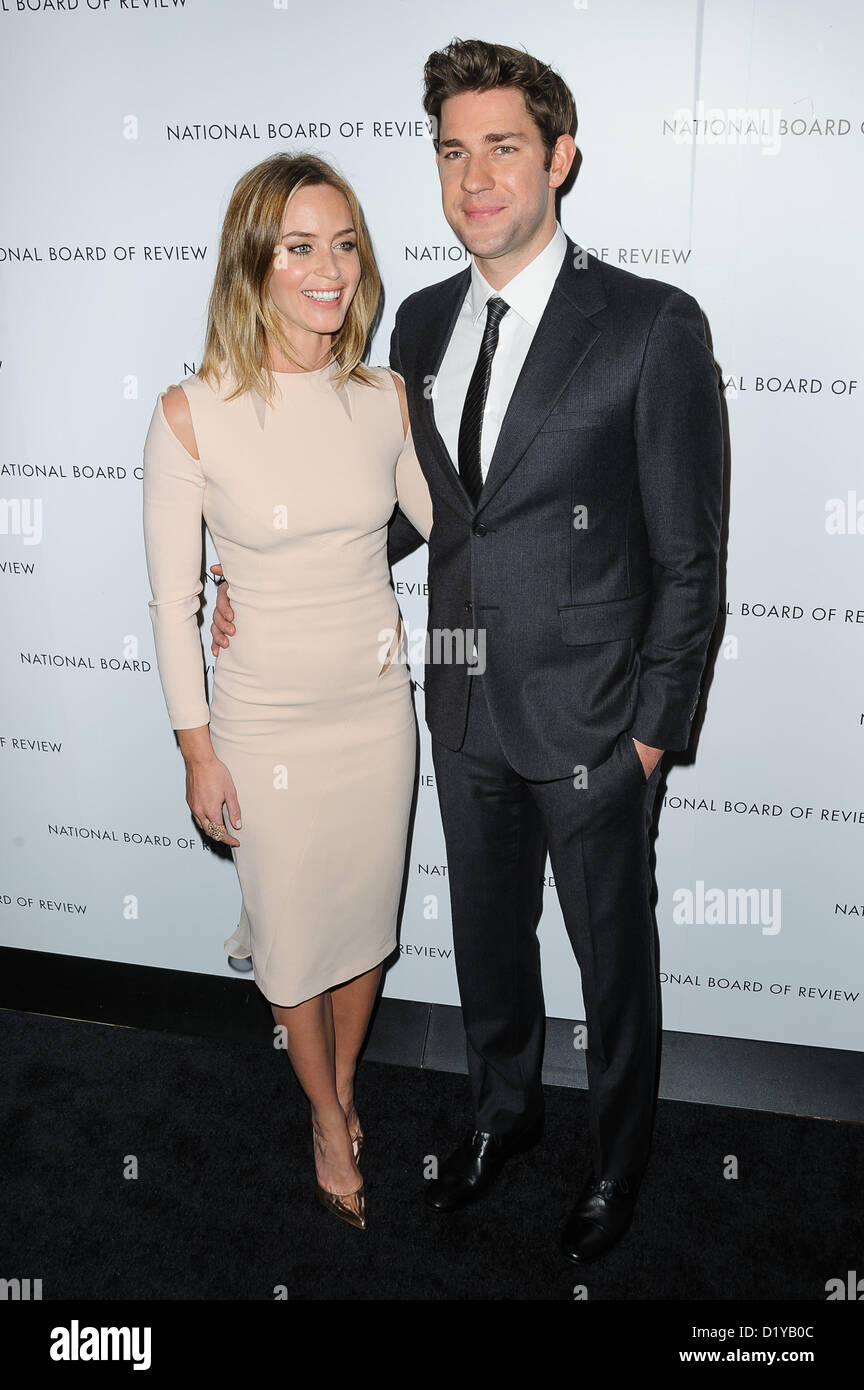 New York City, USA, 08 January, 2013. Emily Blunt and John Krasinski ...