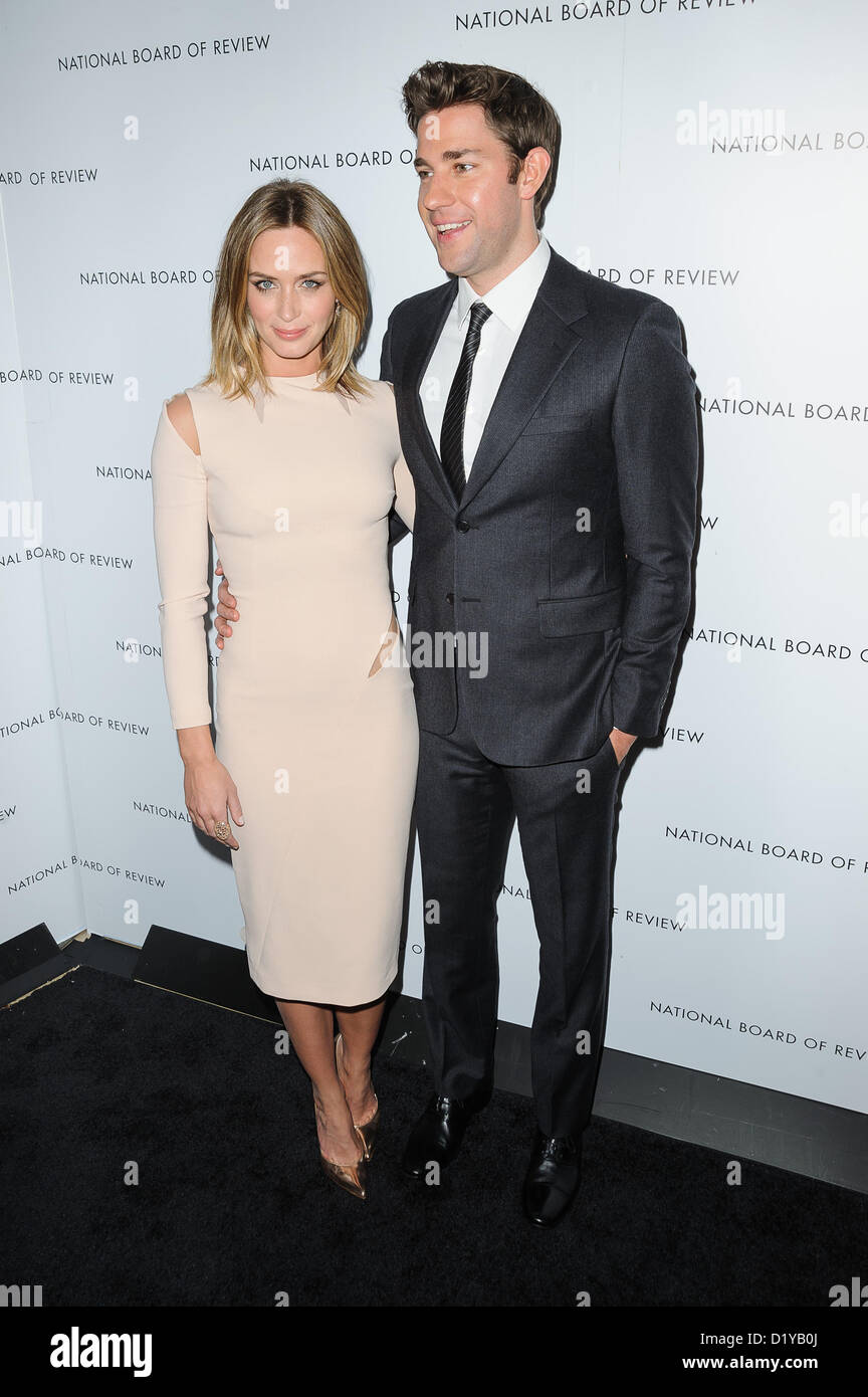 New York City, USA, 08 January, 2013. Emily Blunt and John Krasinski ...