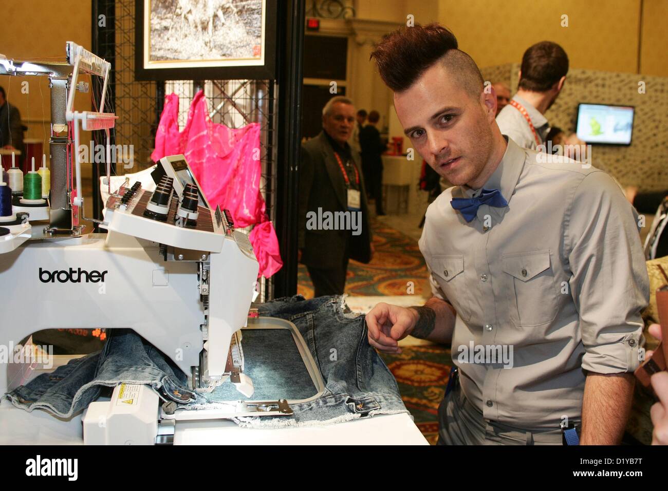 Anthony Ryan Auld inside for Celebrity Candids at Consumer Electronics ...