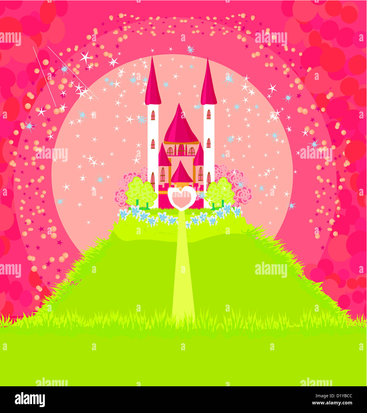 Magic Fairy Tale Princess Castle Stock Photo - Alamy