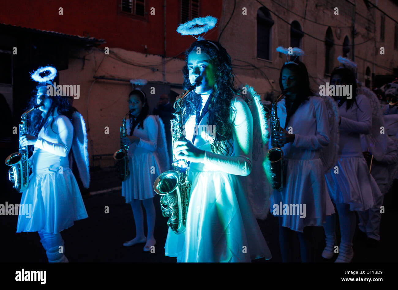 People in parade dressed as angels hi-res stock photography and images ...